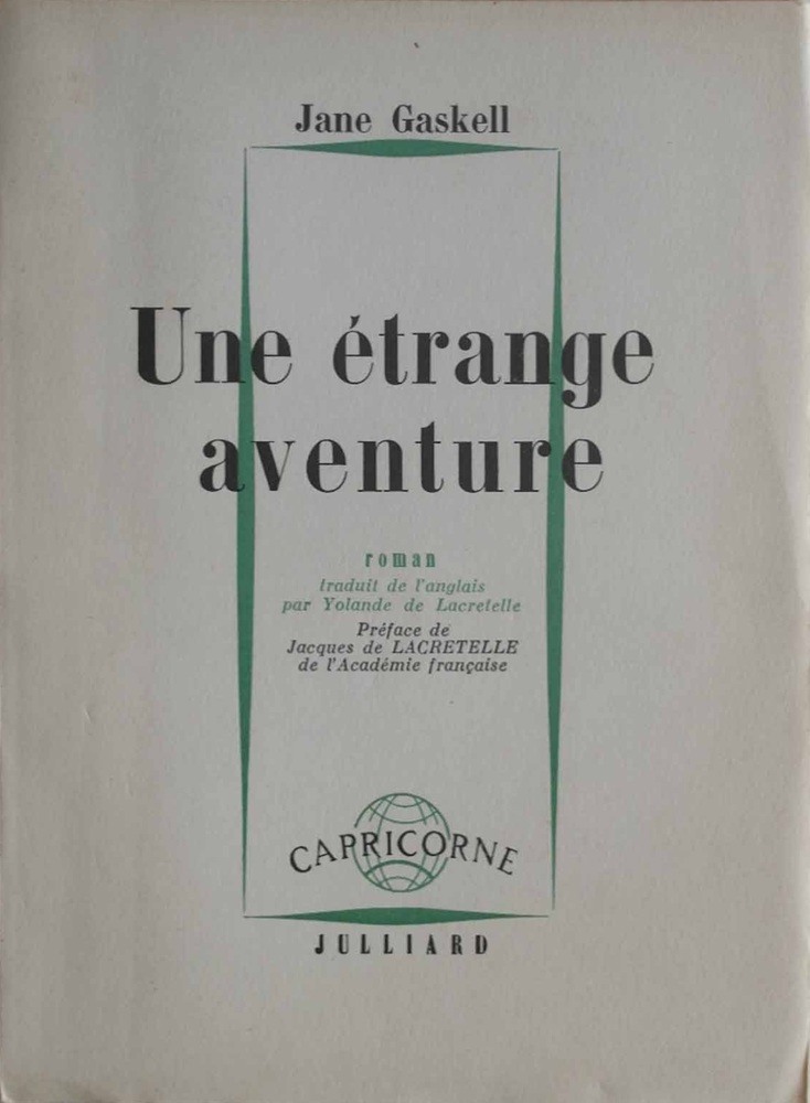 Une étrange aventure - Jane GASKELL - Fiche livre - Critiques ...